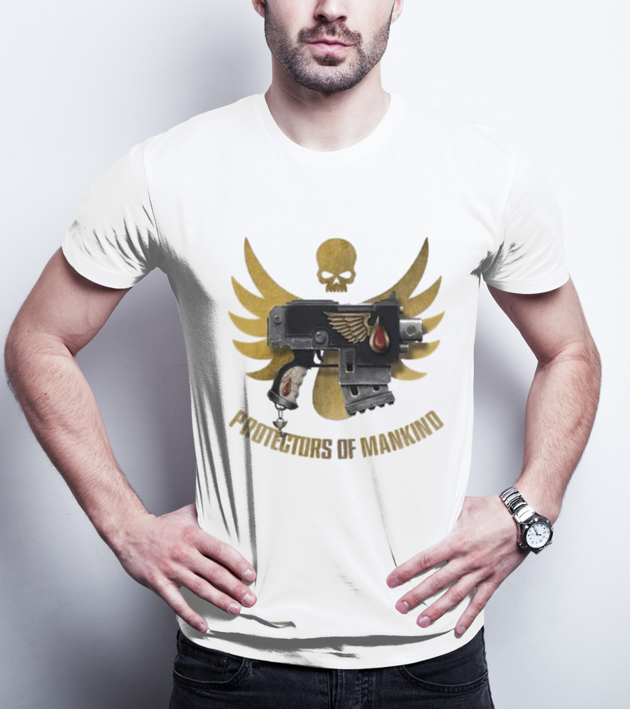 Protectors Of Mankind Blood Angels Warhammer Iconic Emblem T-Shirt