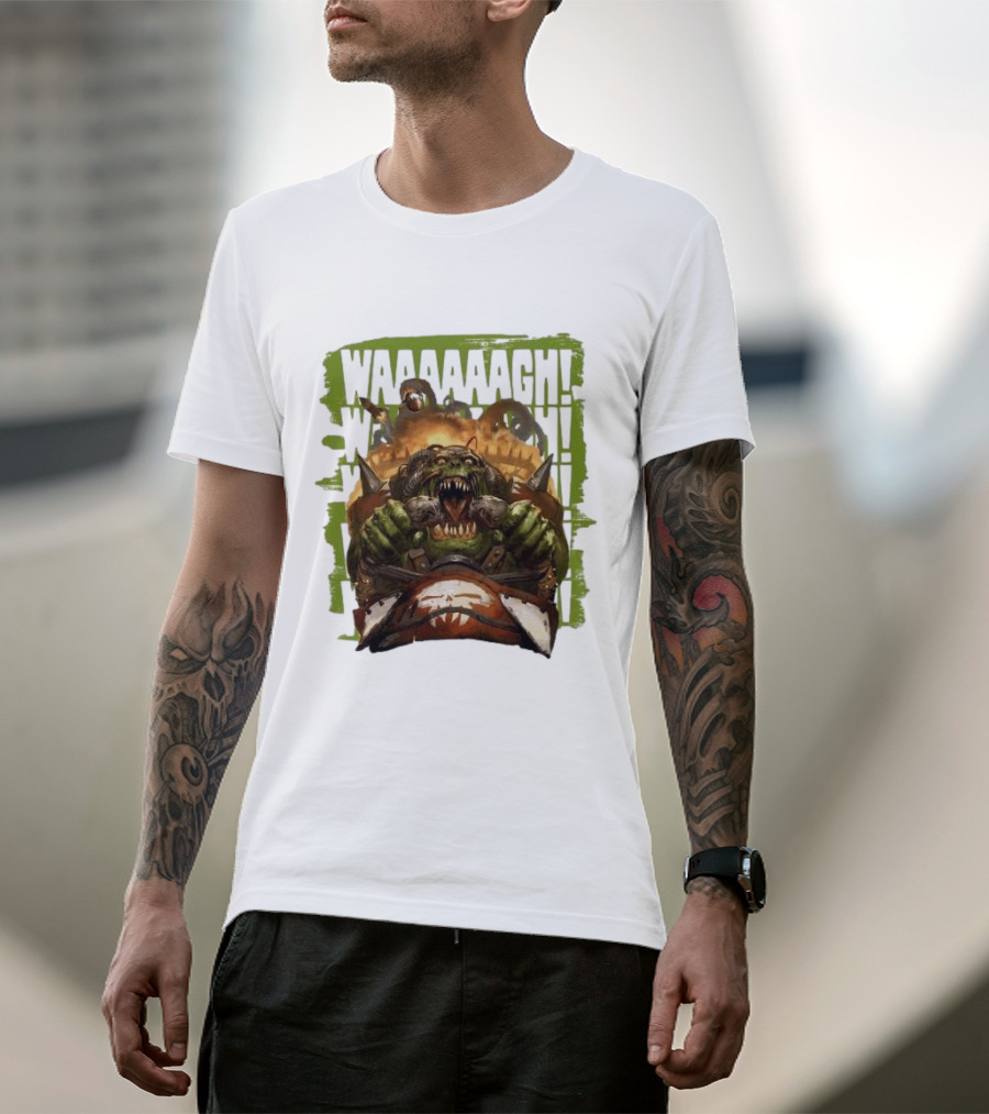 Waaagh Orks Speed Freaks Waaagh Ork Driving Symbolism T-Shirt