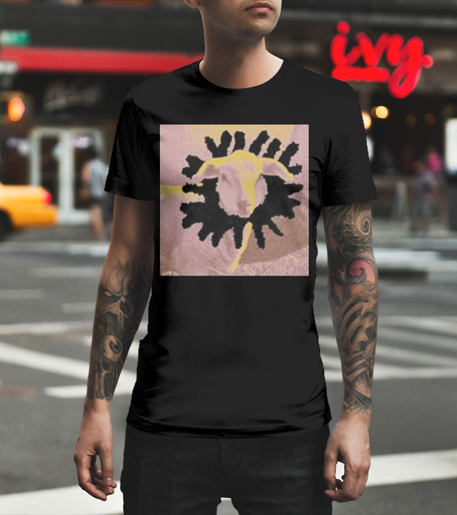 Run For Cover Records Anxious Counting Sheep Surreal Sheep T-Shirt