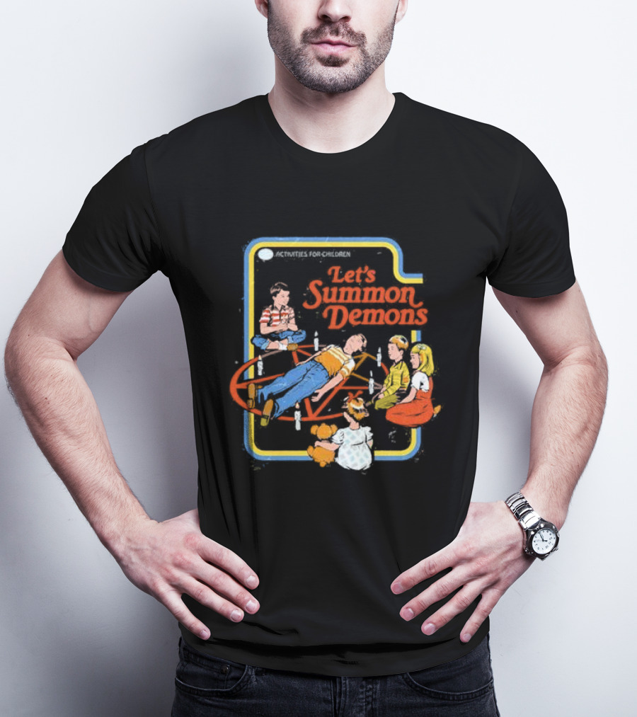 Activities For Children Vintage Let's Summon Demons T-Shirt