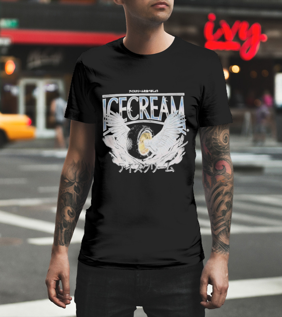Icecream Heaven Winged Tire T-Shirt