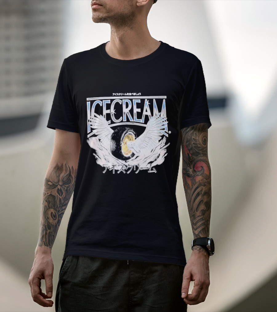 Icecream Heaven Winged Tire T-Shirt