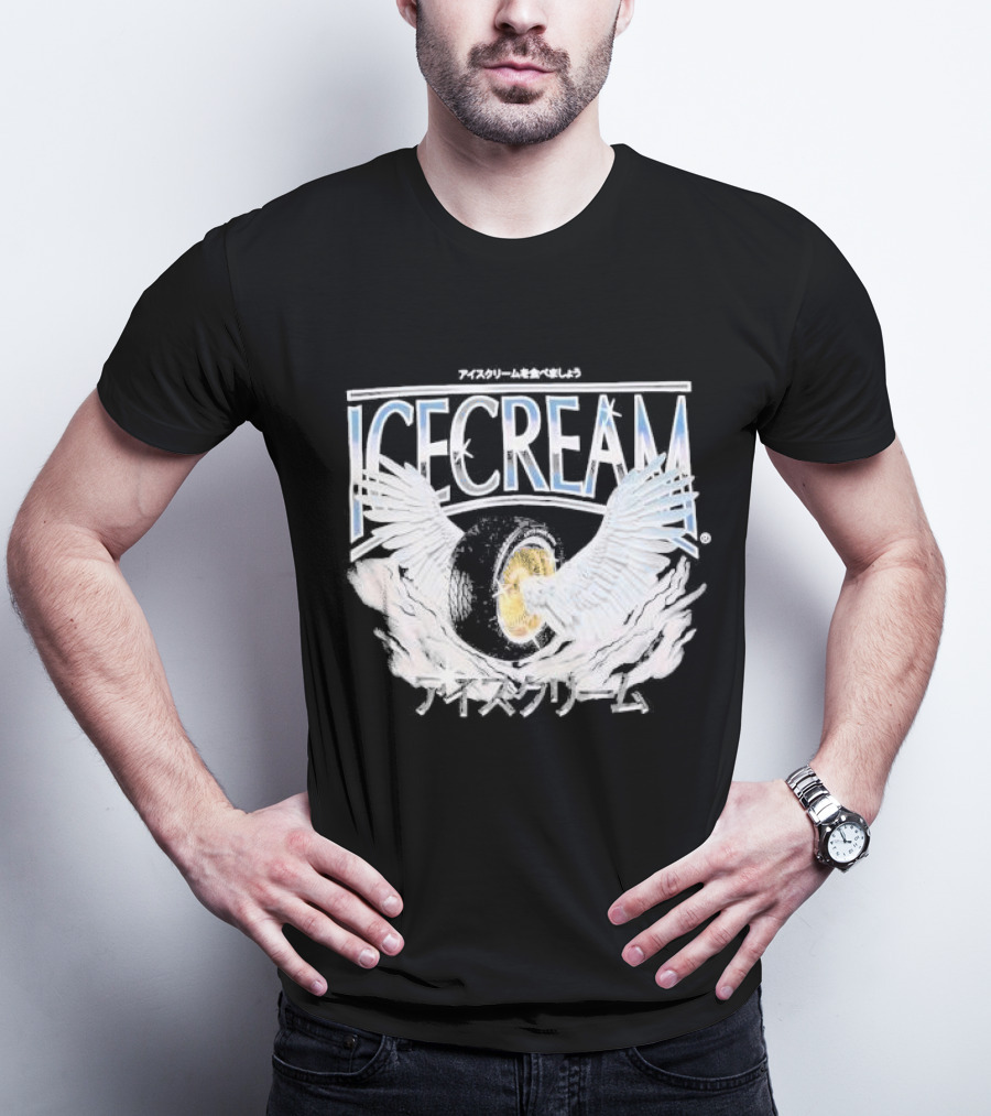 Icecream Heaven Winged Tire T-Shirt