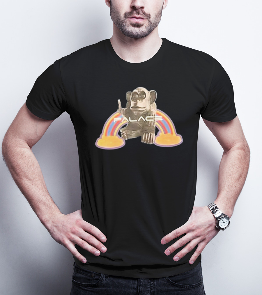 Palace Monkey Rainbow Motif T-Shirt