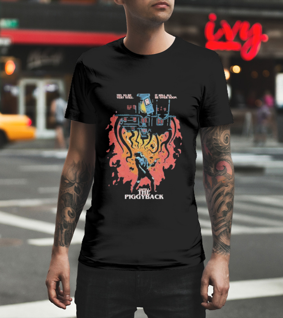 Stranger Things Butcher Billy Try To Be Very Still The Piggyback T-Shirt