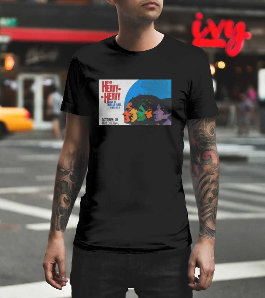 The Heavy Heavy Live At Thalia Hall Chicago October 25 T-Shirt