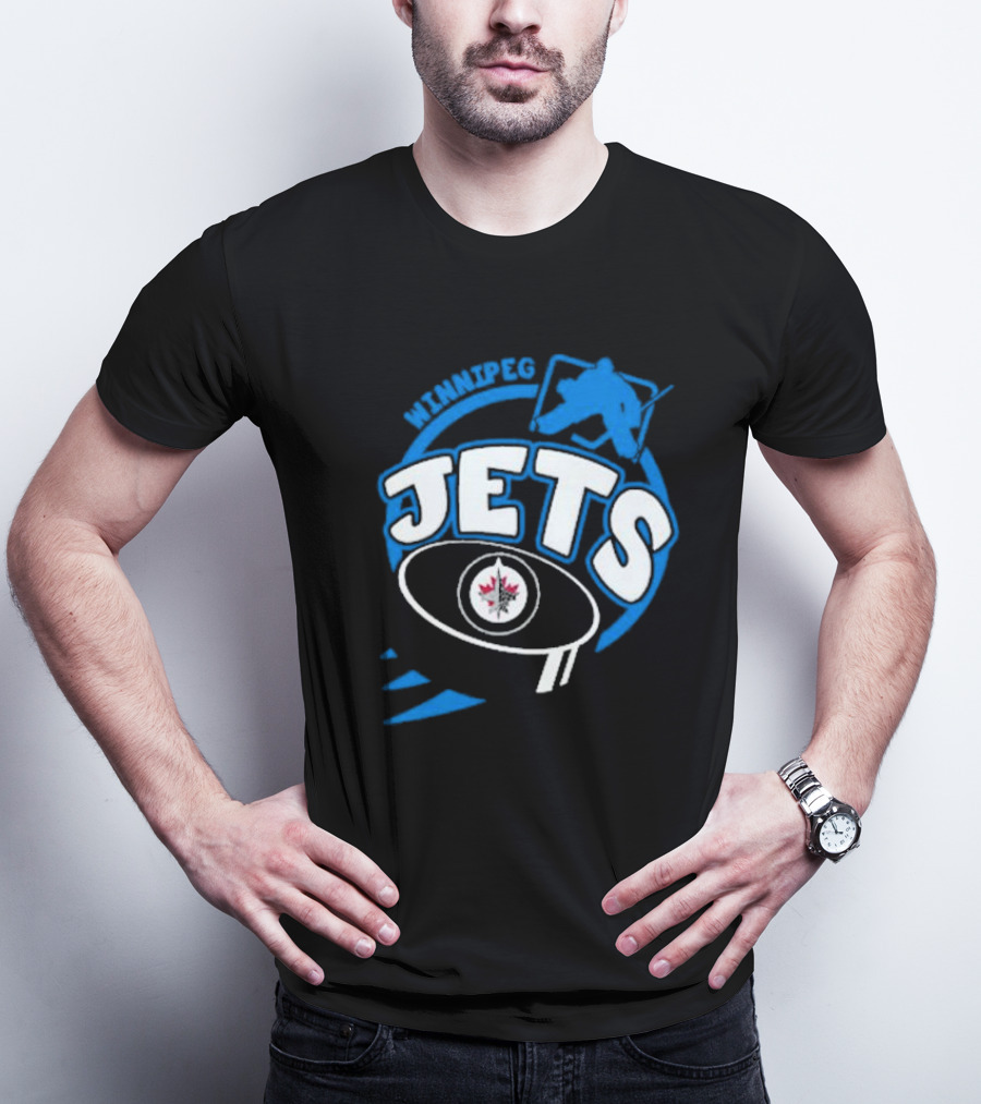 Winnipeg Jets Toddler Slap Shot Hockey T-Shirt