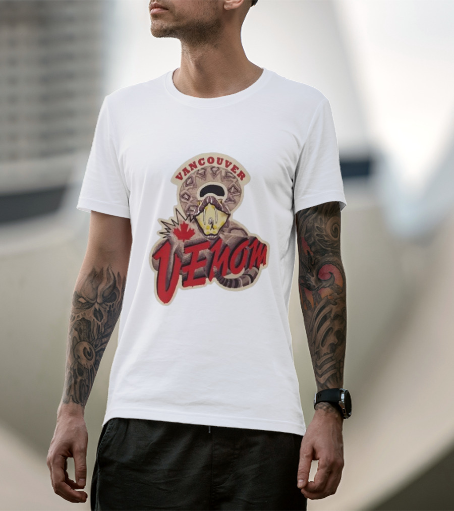 Vancouver Venom Rattlesnake Maple Leaf T-Shirt