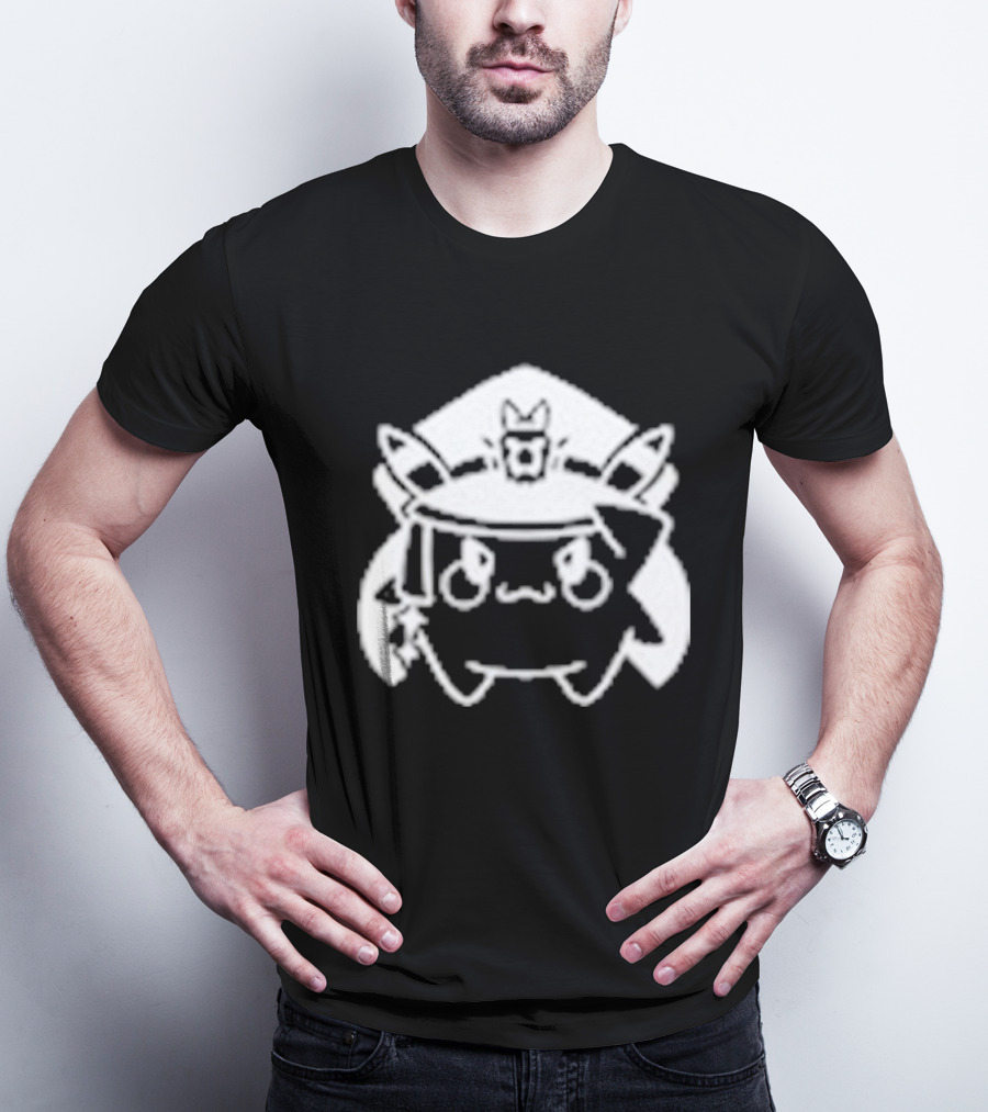Pikachu Cadet Momo Emblem T-Shirt