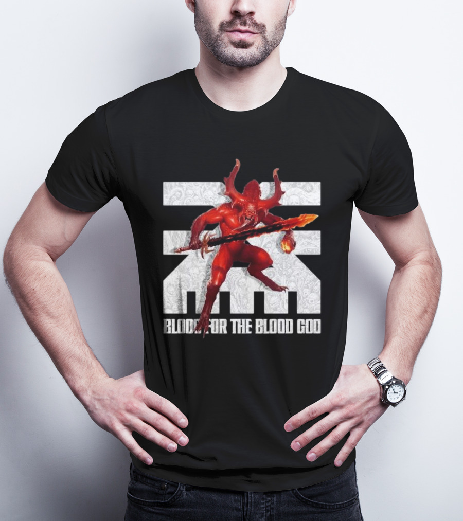 Khorne Bloodletter Blood For The Blood God T-Shirt