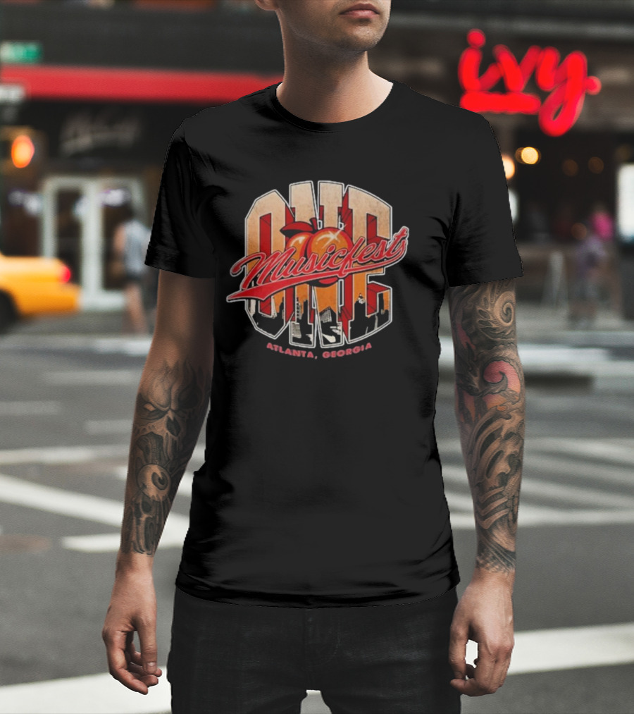ONE Musicfest Big Peach ONE Atlanta Georgia T-Shirt