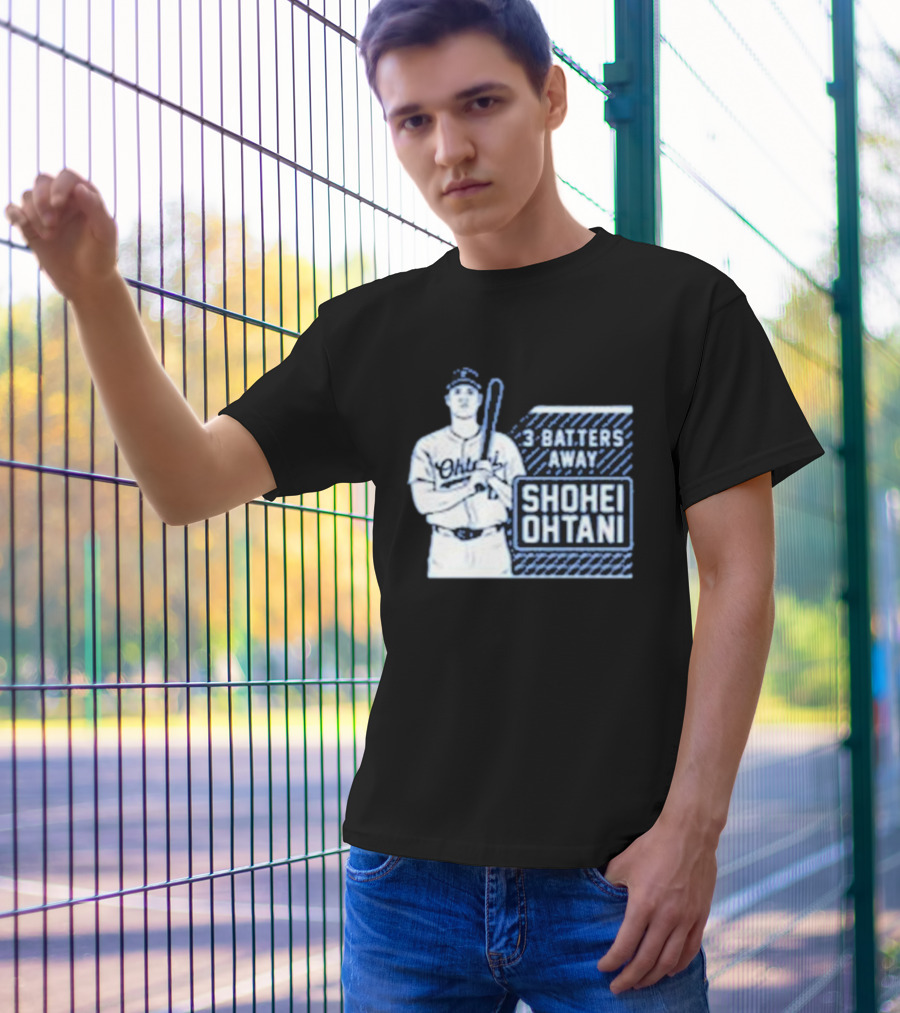 Shohei Ohtani 3 Batters Away Tracker T-Shirt
