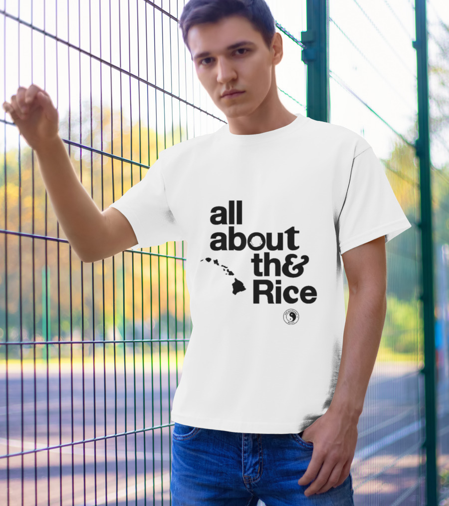 All About The Rice Map Yin Yang Islands T-Shirt