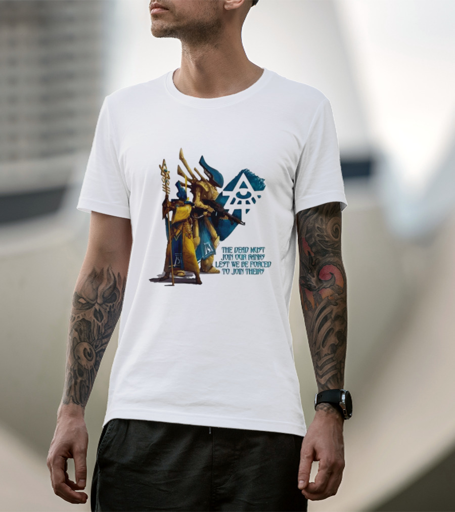 Craftworld Iyanden The Dead Must Join Our Ranks Eldar Guardians Symbolic T-Shirt