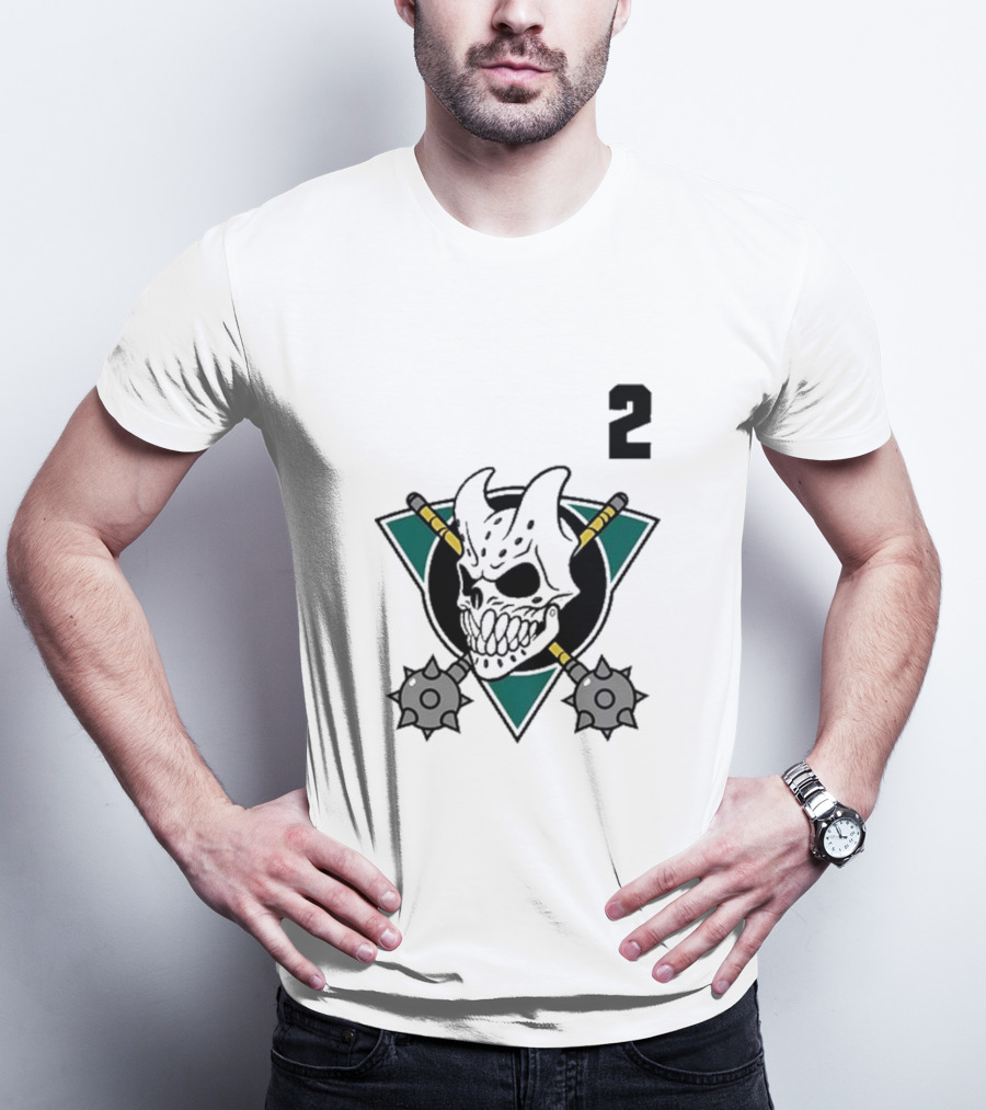 Slaughter To Prevail Hockey Skull Maces Logo 2 T-Shirt