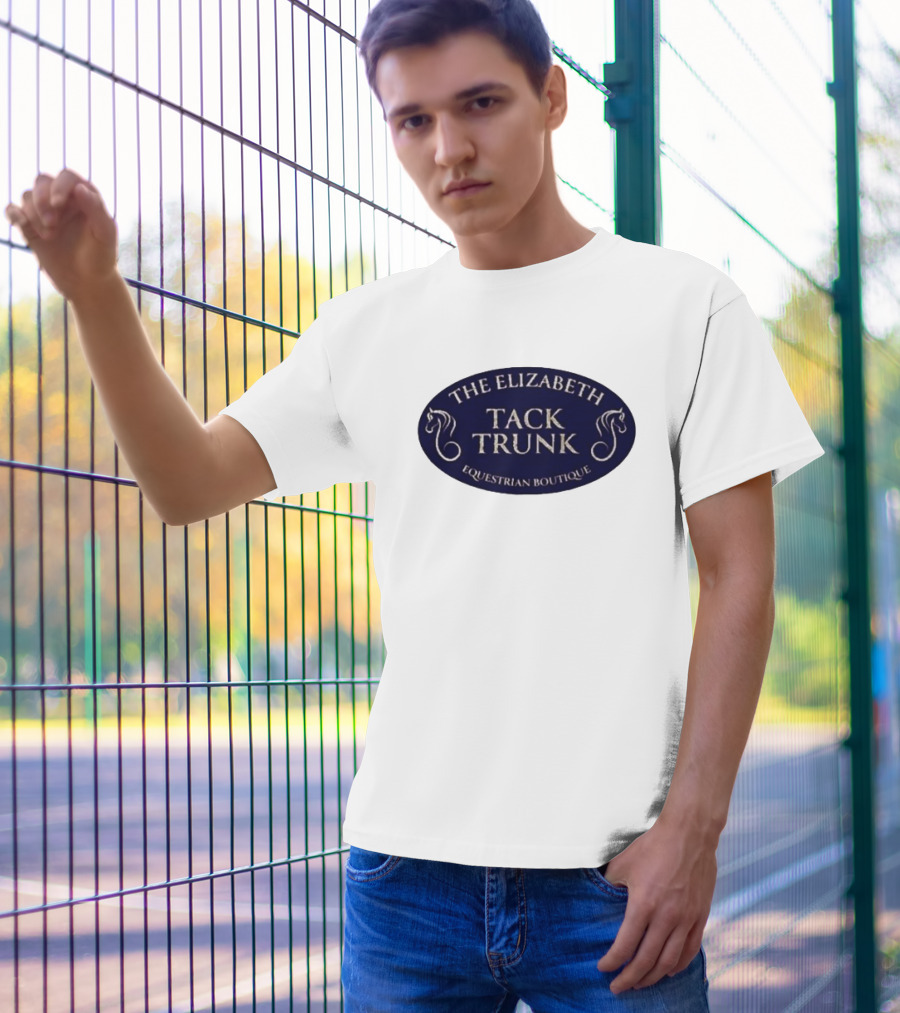 The Elizabeth Tack Trunk Equestrian Boutique Horse T-Shirt