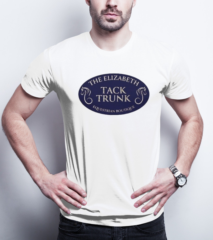 The Elizabeth Tack Trunk Equestrian Boutique Horse T-Shirt