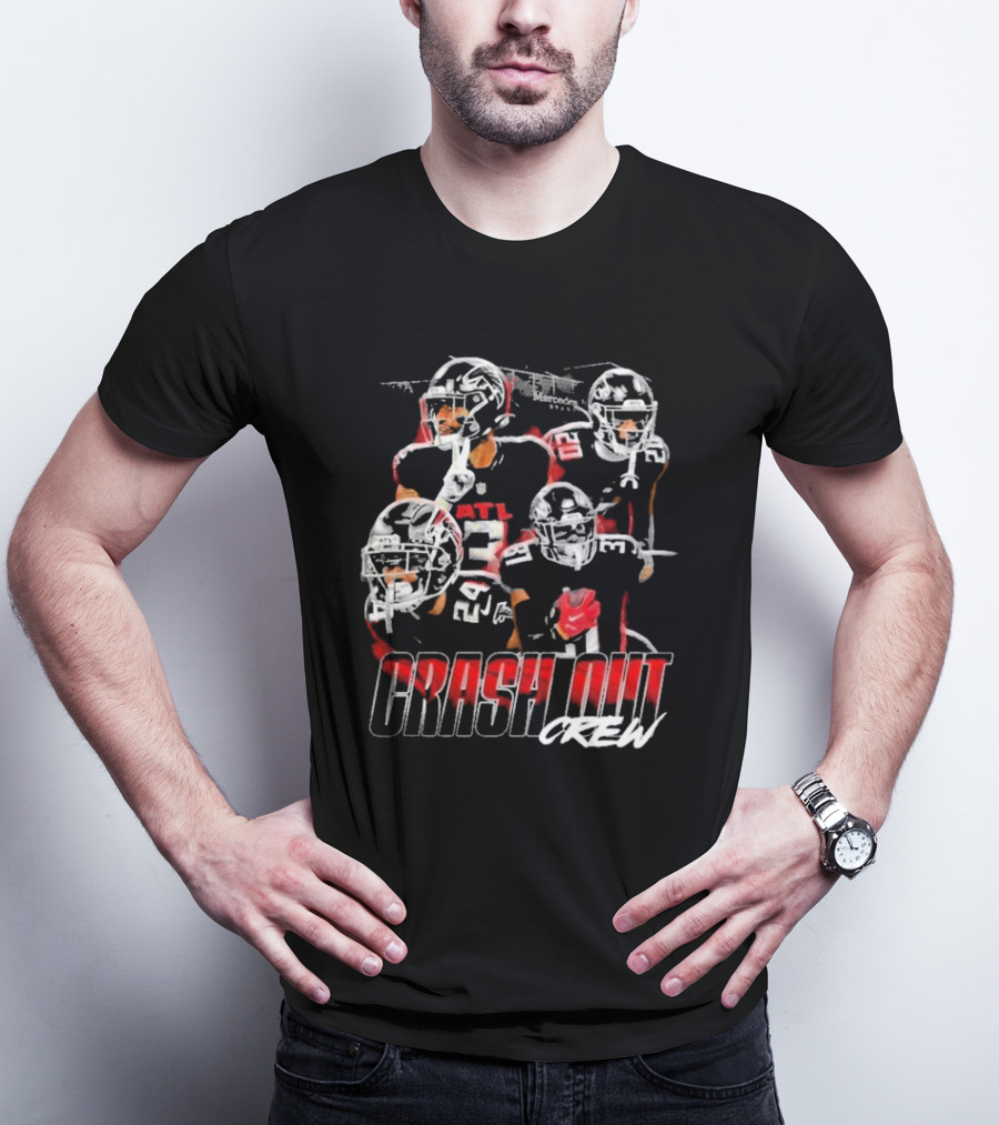 Atlanta Falcons Crash Out Crew Mercedes Benz Stadium Football Players T-Shirt