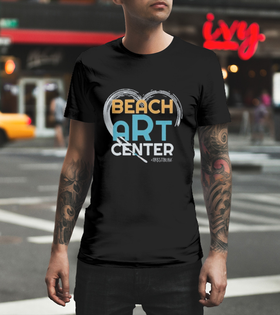 Beach Art Center IRB Strong Hurricane Rebuild T-Shirt