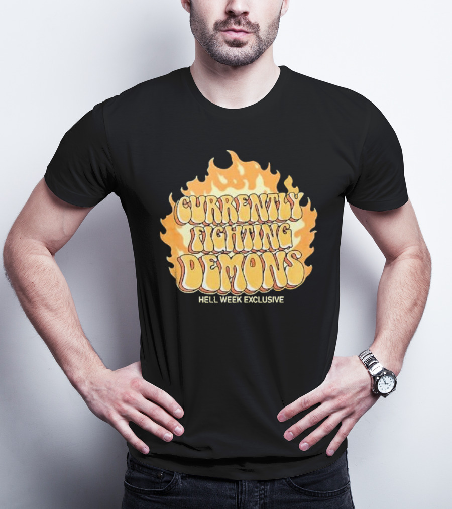 Currently Fighting Demons Hell Week Exclusive Xplr CFD T-Shirt