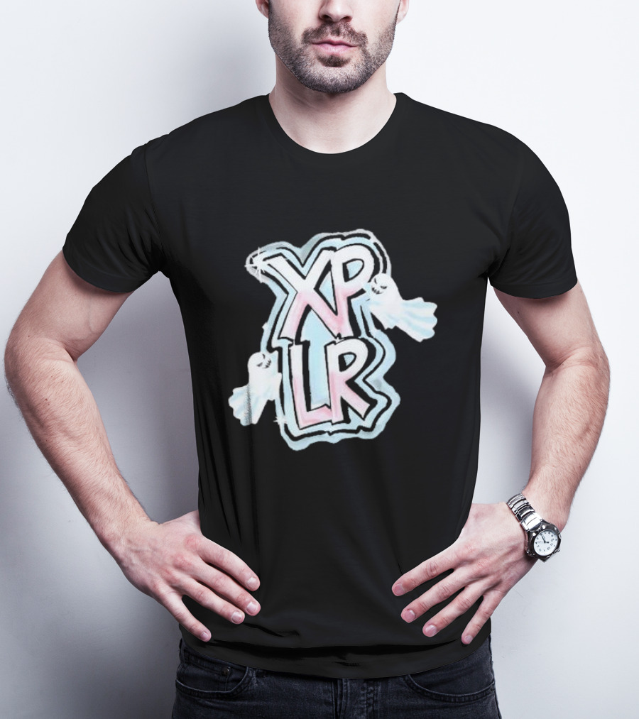 XPLR Pastel Ghost Graffiti T-Shirt