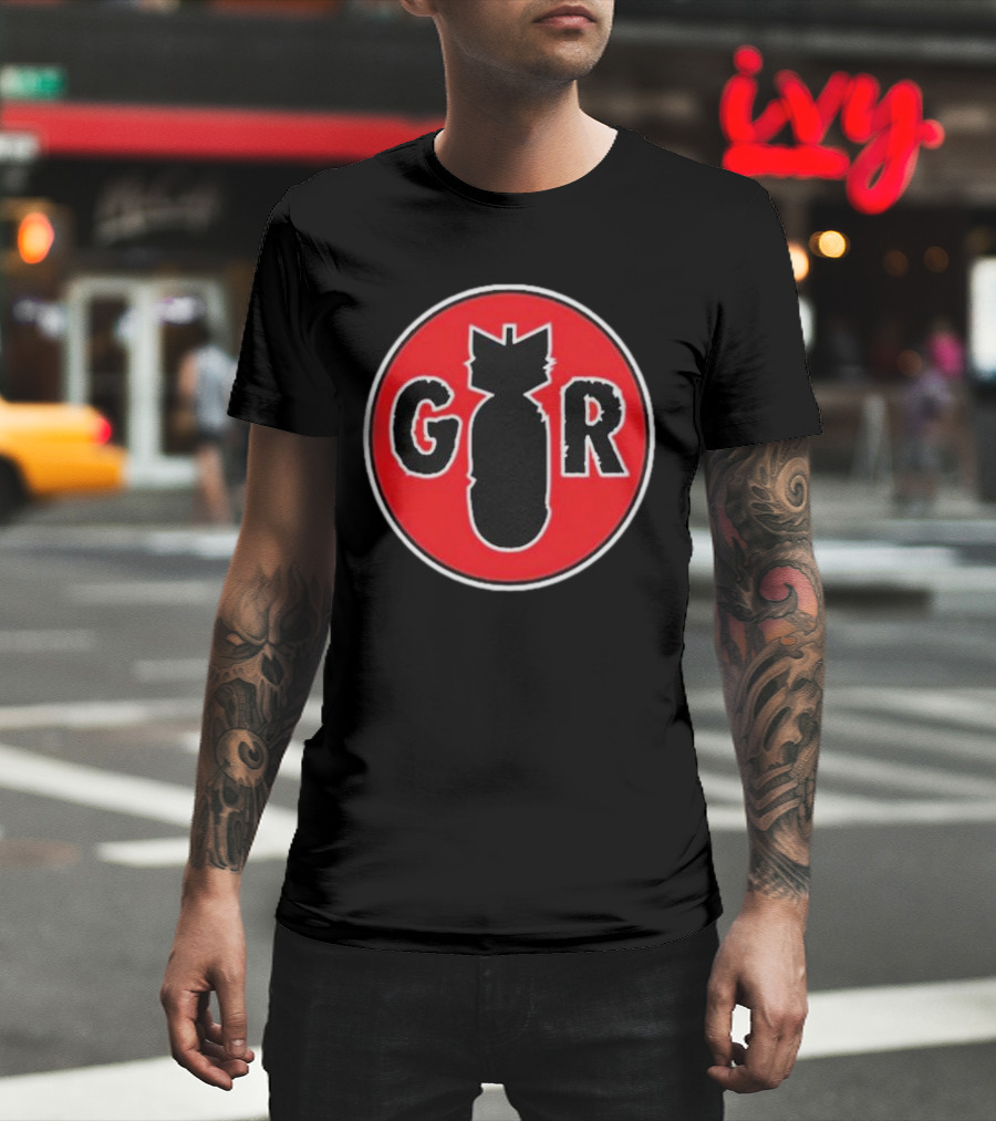 Good Riddance Bomb Symbol Red Circle T-Shirt