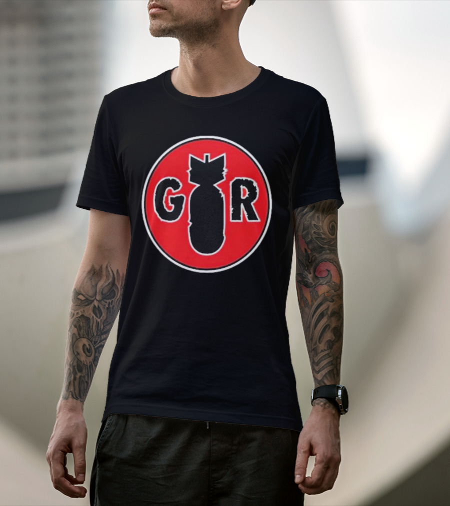 Good Riddance Bomb Symbol Red Circle T-Shirt