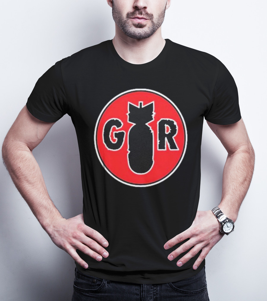 Good Riddance Bomb Symbol Red Circle T-Shirt
