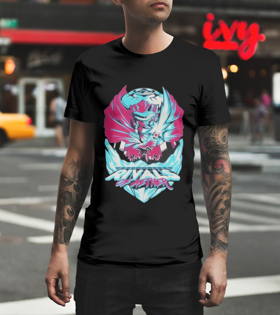 Rivals Of Aether 2 Clarien Vibrant Neon Wings T-Shirt