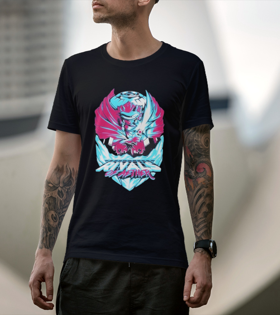 Rivals Of Aether 2 Clarien Vibrant Neon Wings T-Shirt