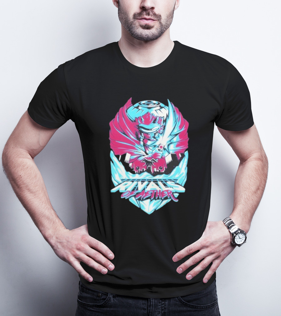 Rivals Of Aether 2 Clarien Vibrant Neon Wings T-Shirt
