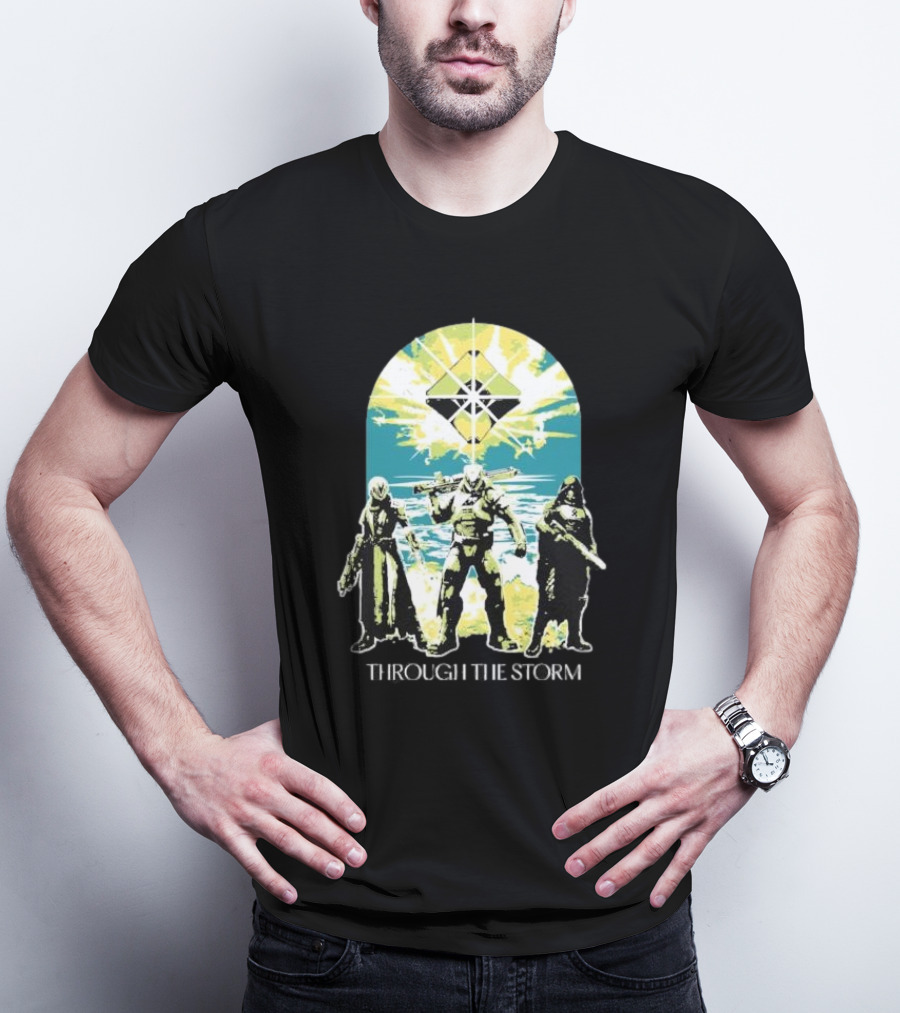 Through The Storm Destiny Guardians Trio Iconic T-Shirt