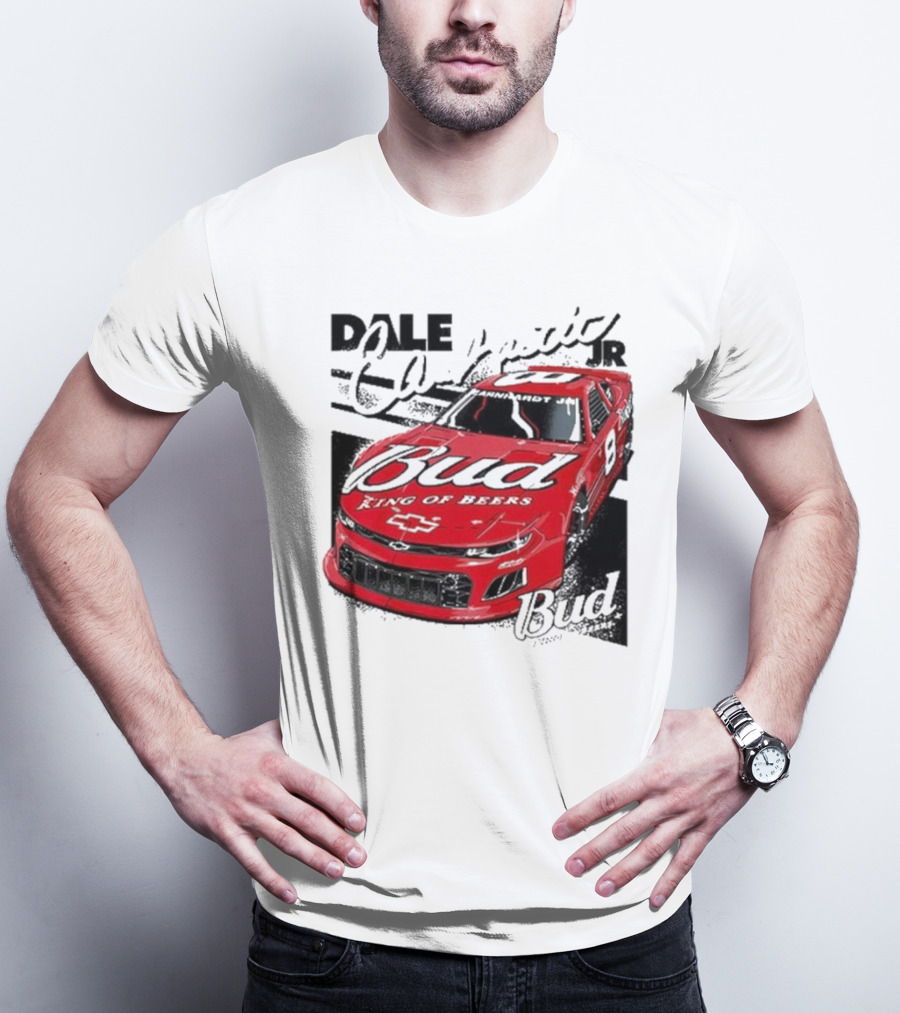 Dale Earnhardt Jr. Bud King Of Beers Chevrolet 9 Racing Car T-Shirt
