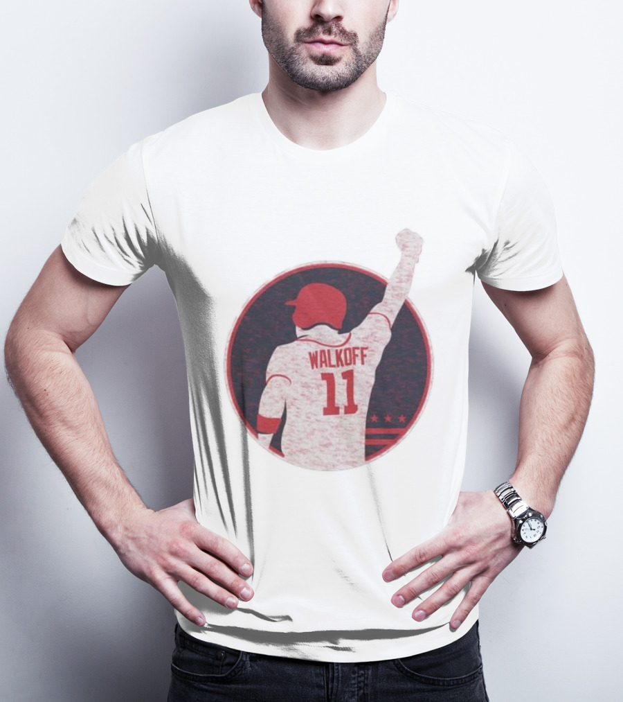 Mr Walkoff 11 Baseball Red Circle T-Shirt