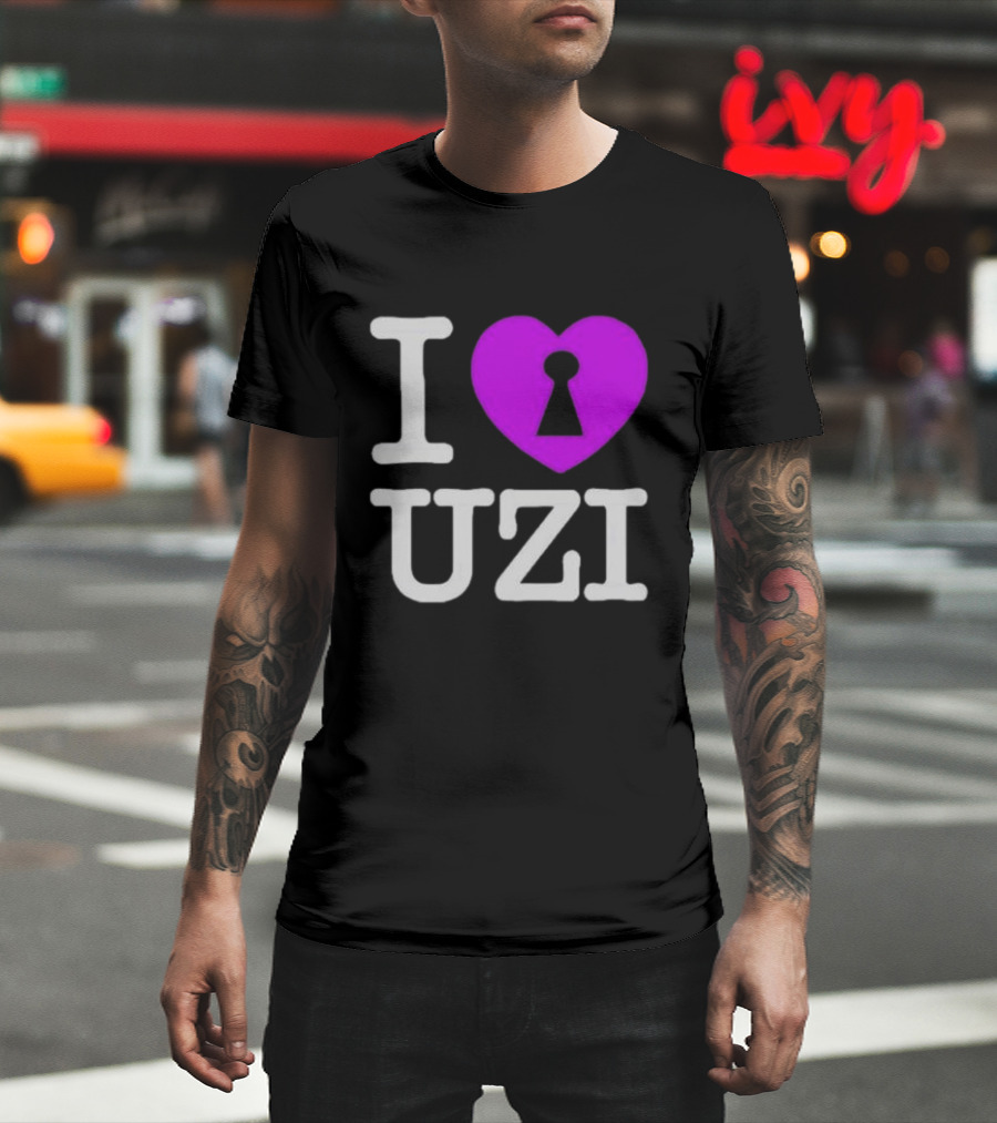 Eternal Atake 2 I Lock Heart Uzi I Love Uzi T-Shirt