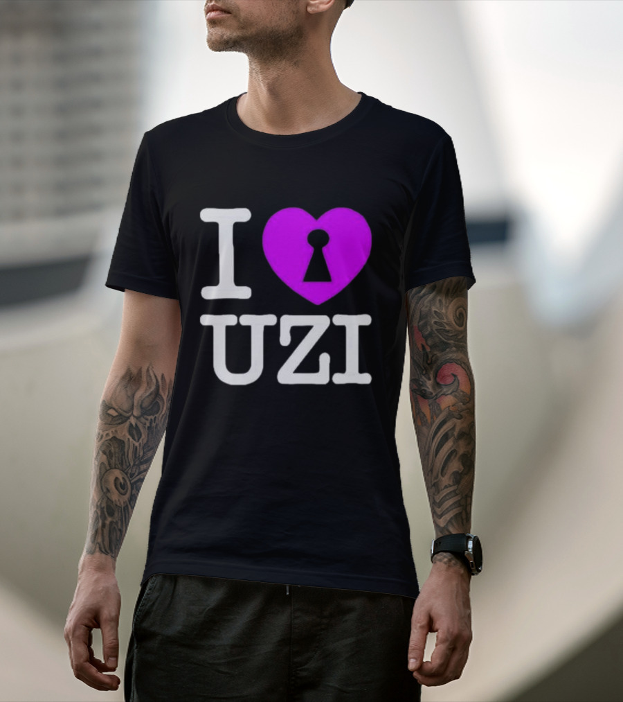 Eternal Atake 2 I Lock Heart Uzi I Love Uzi T-Shirt