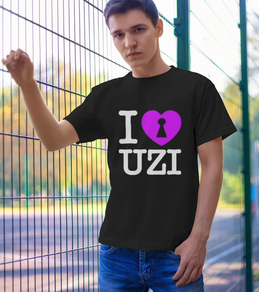 Eternal Atake 2 I Lock Heart Uzi I Love Uzi T-Shirt
