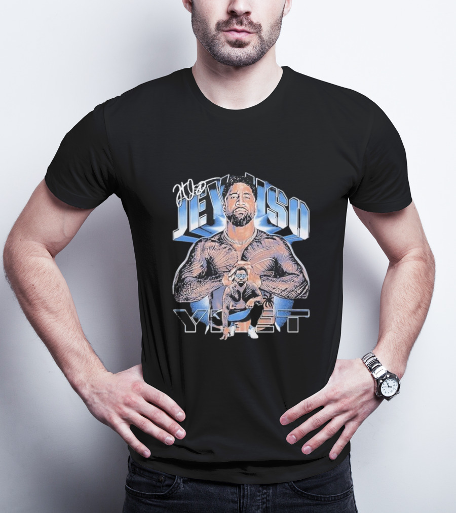 Jey Uso Vintage Superstar Yezzy 500 Level T-Shirt