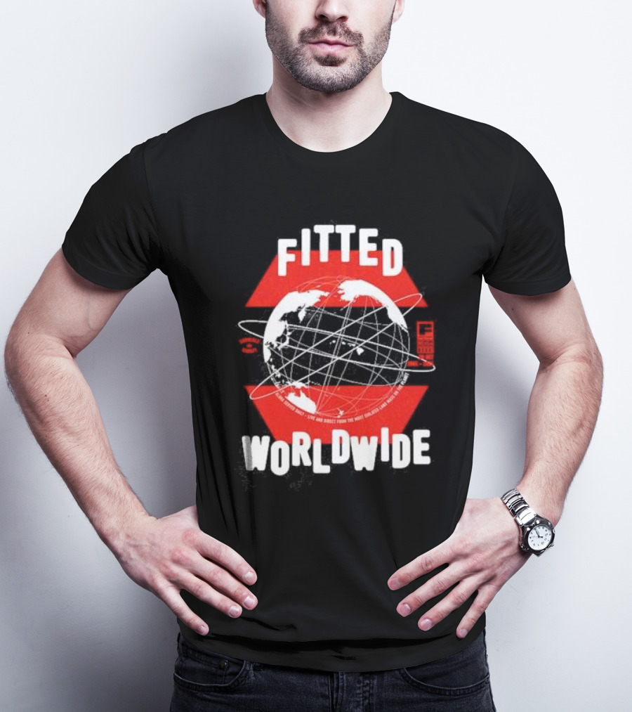 Live And Direct Fitted Worldwide Global Network T-Shirt