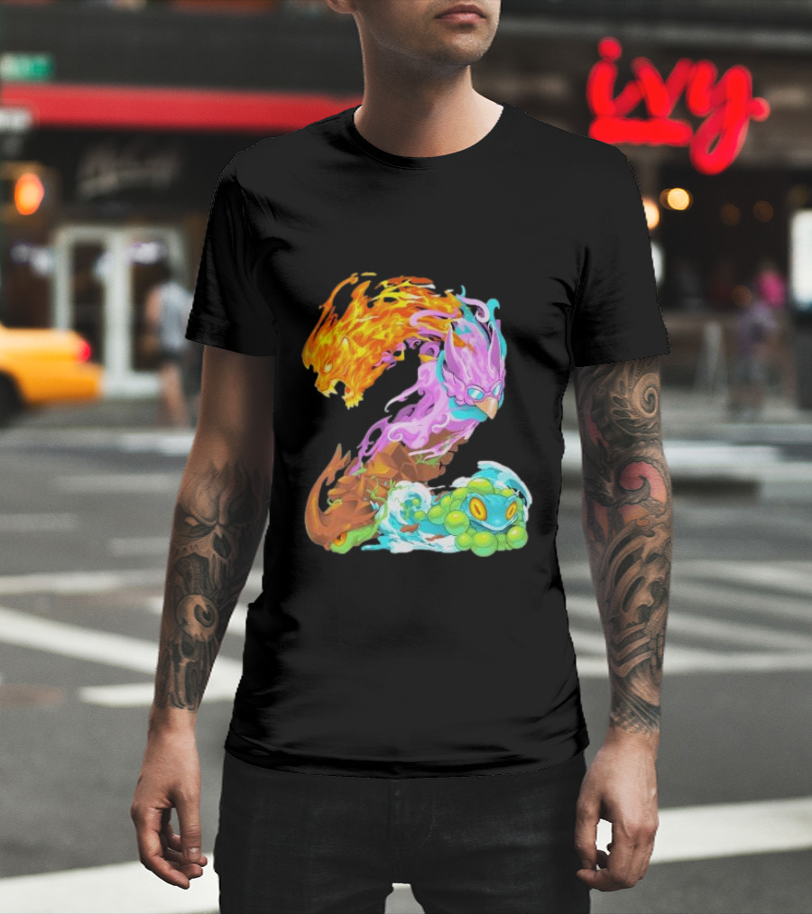 Rivals Of Aether 2 Elemental Creatures Number T-Shirt