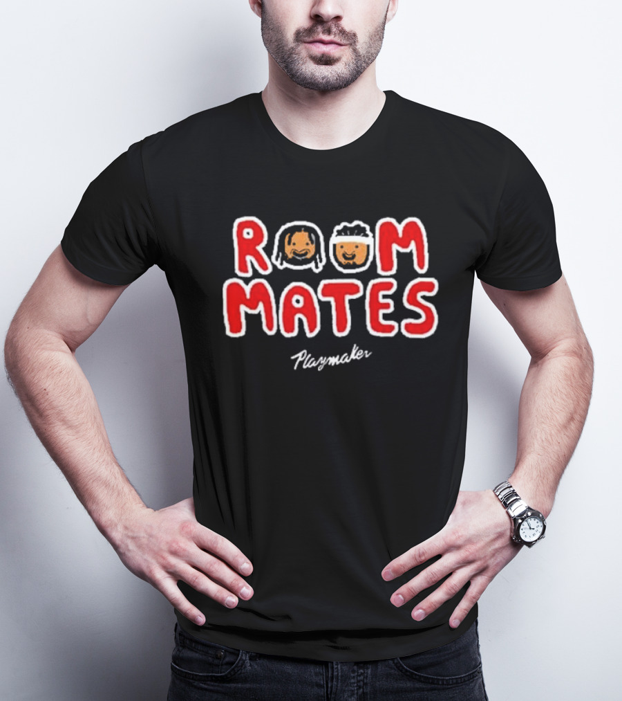 Roommates Playmaker Basketball Characters T-Shirt