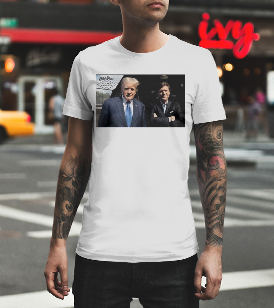 Old Row Tucker Carlson Network Interview T-Shirt