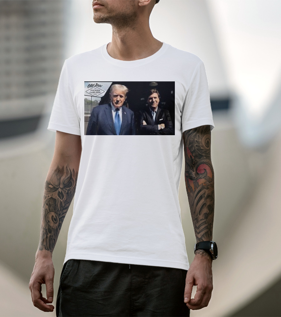 Old Row Tucker Carlson Network Interview T-Shirt