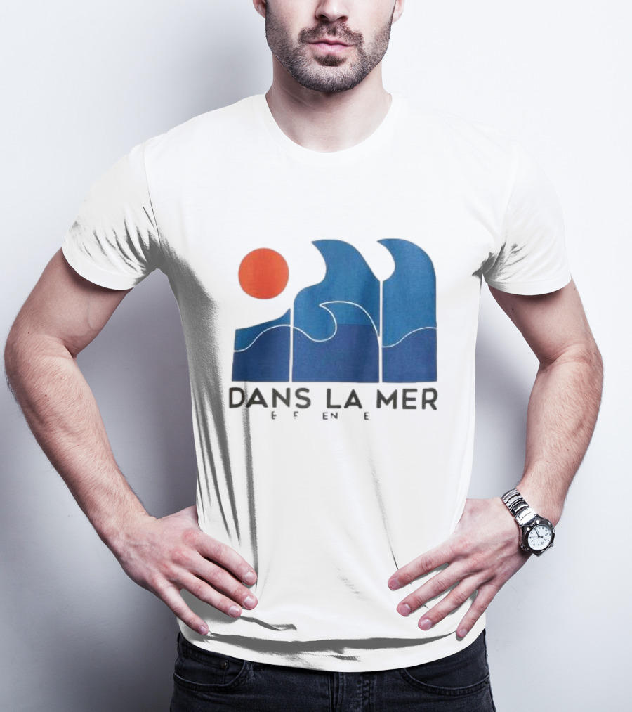 Dans La Mer Waves And Sun T-Shirt