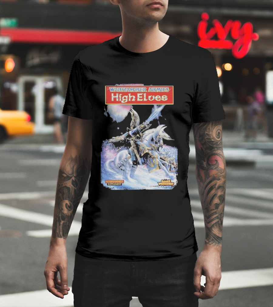 Warhammer Armies High Elves Games Workshop Supplement T-Shirt