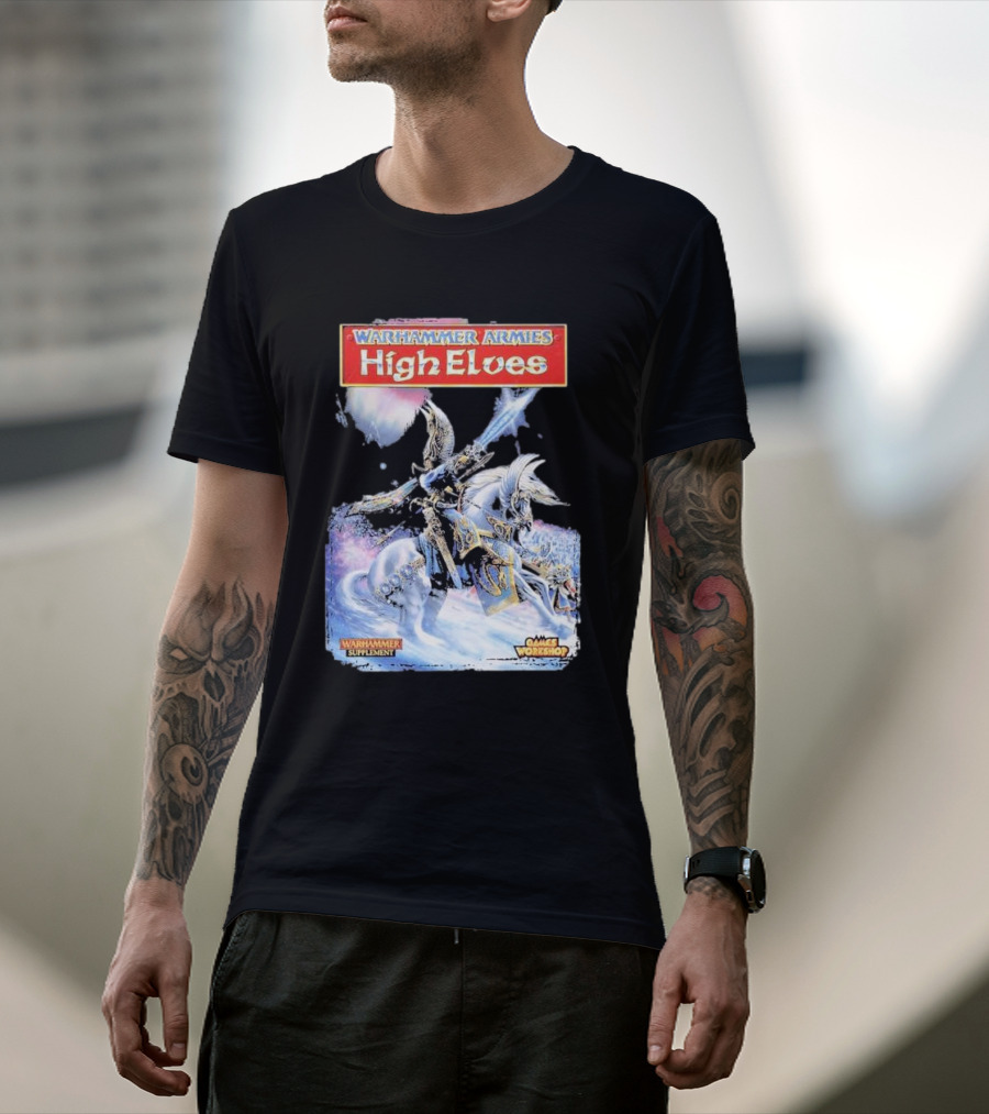 Warhammer Armies High Elves Games Workshop Supplement T-Shirt