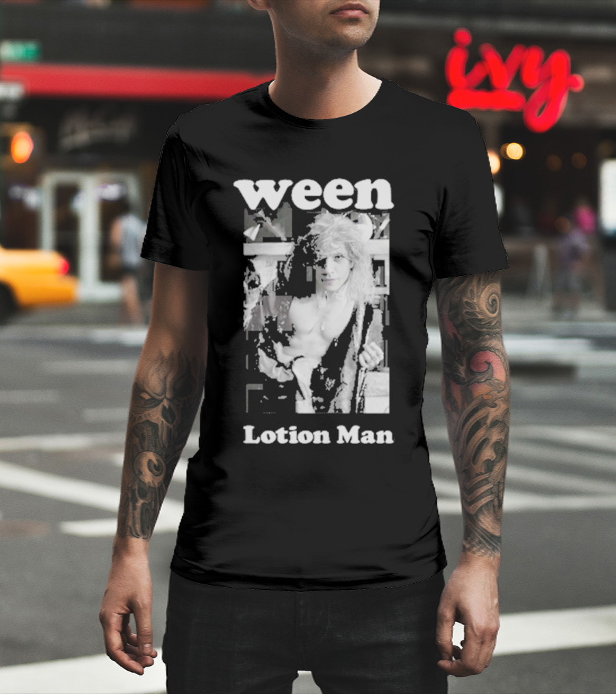 Ween Lotion Man Retro Graphic Tee Rock T-Shirt
