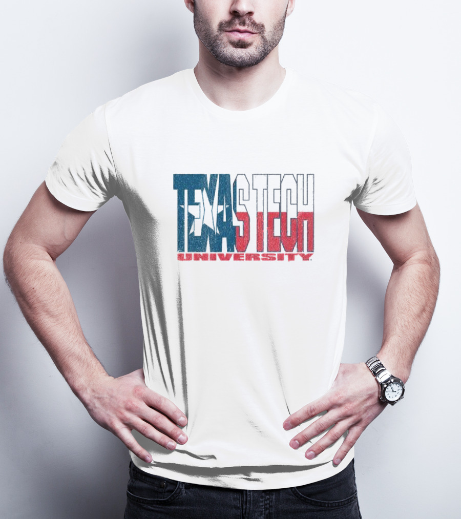 Texas Tech University Texas Flag Colors T-Shirt