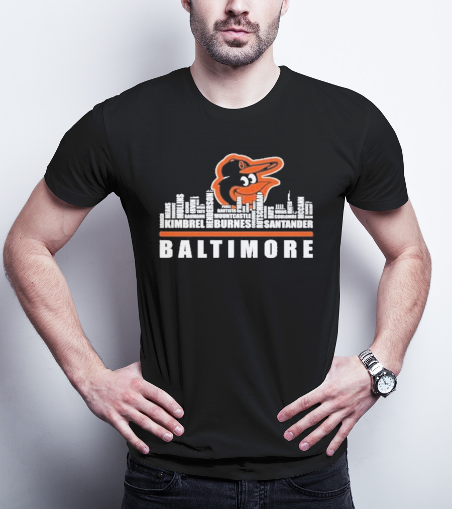 Baltimore Orioles Player Names Kimbrel Henderson Burnes Mountcastle Santander T-Shirt