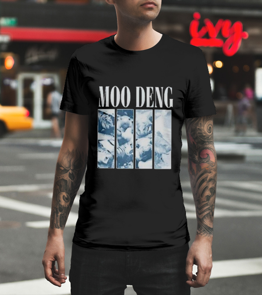 Moo Deng Blues Bootleg Pygmy Hippo T-Shirt